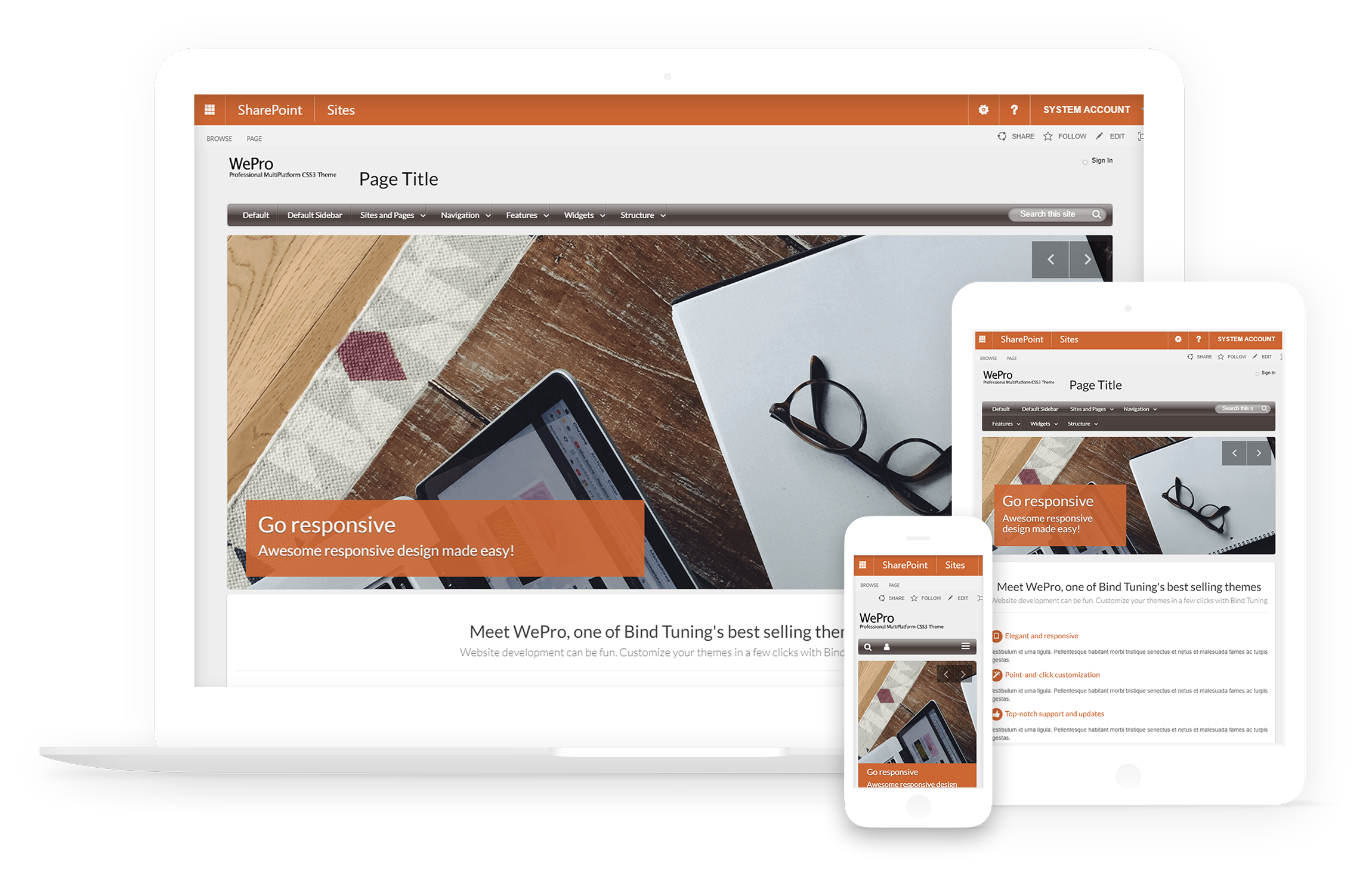 Office 365 Sharepoint Theme