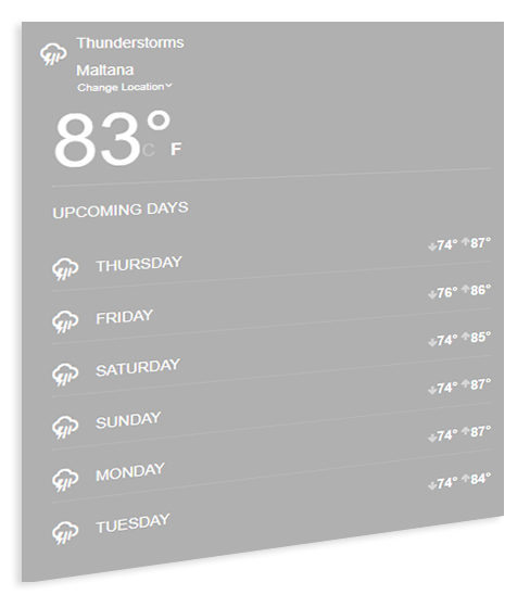 Weather Web Part For Sharepoint Office 365 And Microsoft Teams Bindtuning 